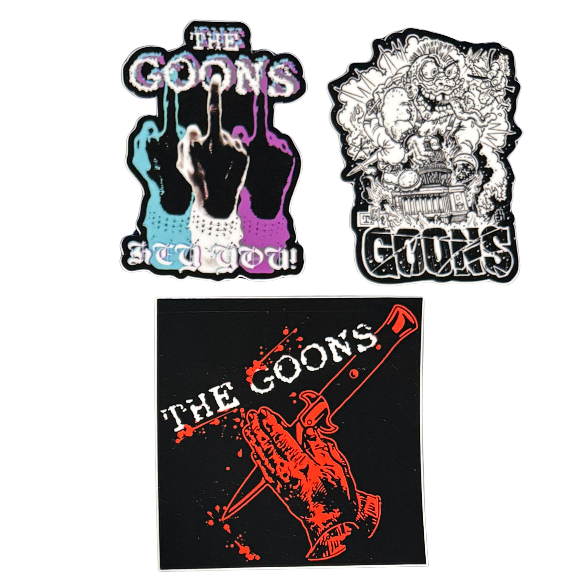 The Goons - Sticker Pack – Big Curve Music