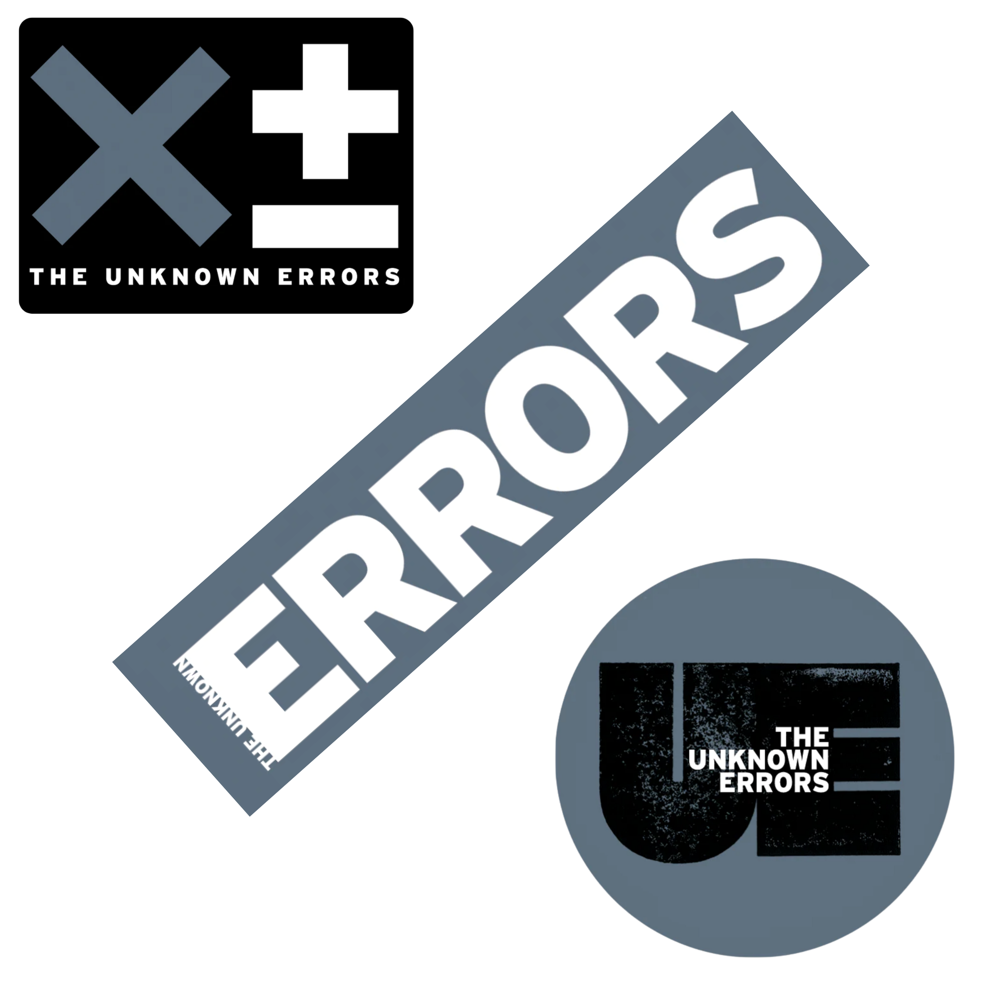 The Unknown Errors - Sticker Pack – Big Curve Music